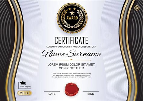 Official Certificate Template