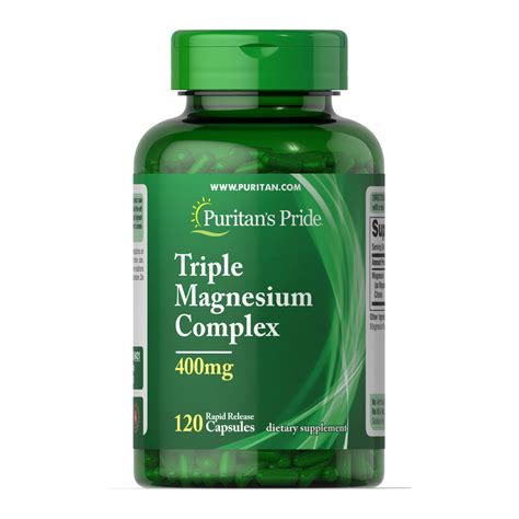 Triple Magnesium Complex 400mg - 120 caps (151454) купити в Києві 13281