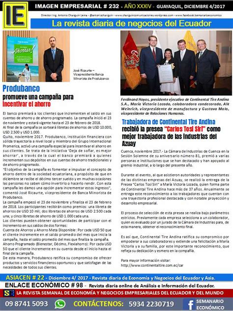 SE IMAGEN EMPRESARIAL 232 Diciembre 4 2017 La Revista Diaria De