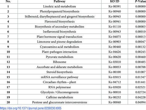 Significant Difference Enrichment Pathway By Keggscreening Of Genes
