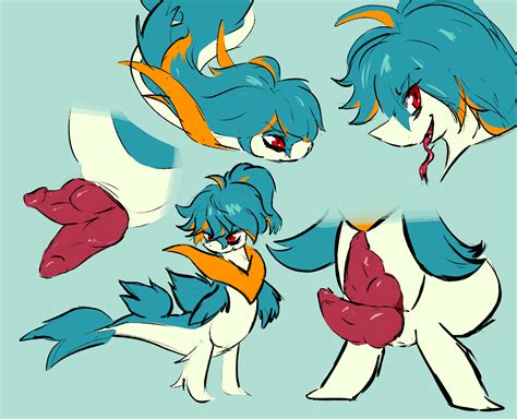 Rule 34 2 Penises Concept Art Diphallia Diphallism Feral Genitals Hi