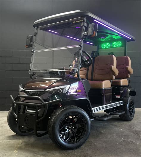 New Chameleon Paint Apollo 4 72v Lithium Golf Cart Limited Stock