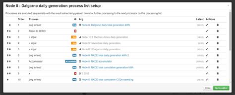error in calculation using input function emoncms