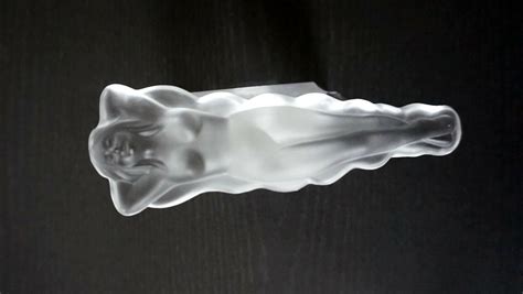 Art Deco Glass Flacon Crystal Czech Bohemian Perfume Bottle Etsy