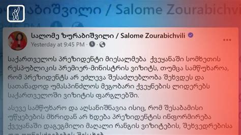 პრეზიდენტს ნიკოლ ფაშინიანის ვიზიტი დაუმალეს Youtube