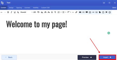 Shortpoint Basics How To Insert A Shortpoint Design Element In Grid