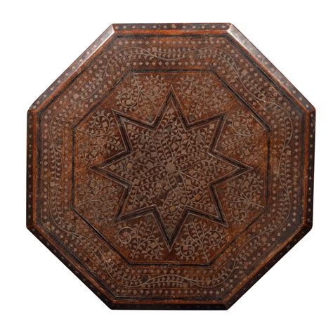 Antique Moroccan Brass Inlaid Table David Neligan Antiques