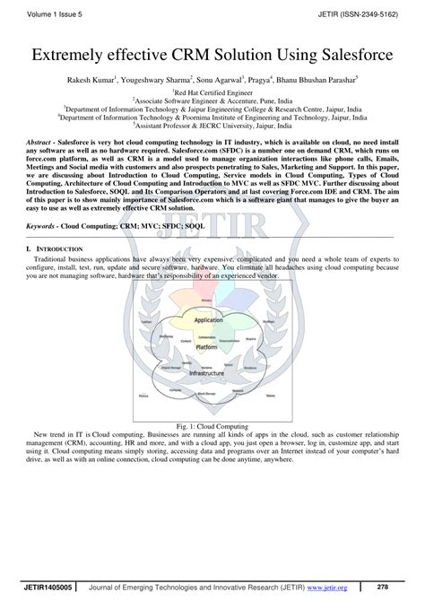 Pdf Extremely Effective Crm Solution Using Salesforce