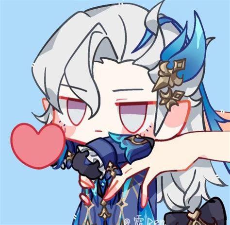 Icon Neuvillette Cute Drawings Chibi Character Design
