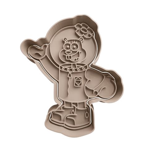 Sandy Cheeks Cookie Cutter Stl Cookie Cutter Stl Store Design Optimized