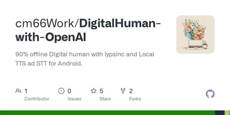 Github Cm Work Digitalhuman With Openai Offline Digital Human With Lypsinc And Local Tts