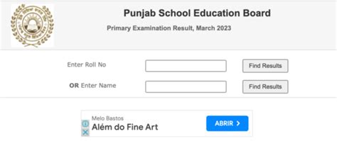 Pseb 5th Class Result Pseb 5th Class Result Has Been Announced Check