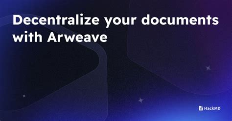 Hackmd 📄 On Linkedin 📢 Arweave Is Live In Hackmd 📢 With This