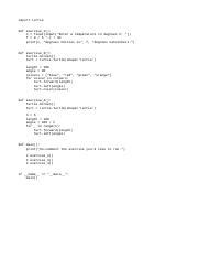 Lab1 Solution Py Import Turtle Def Exercise 1 C Float Input Enter