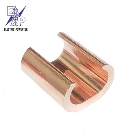 C Type Crimp Connector Copper Connecting Clamp Cable Lug Terminal For