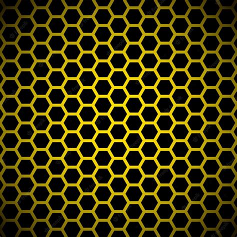 Premium Vector Dark Yellow Honeycomb Background Texture Vector Modern