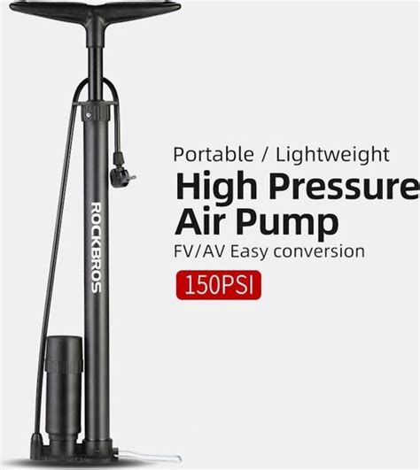 Decopatent PRO Fietspomp Met Drukmeter High Pressure Psi Fietspompen Racefiets Fiets