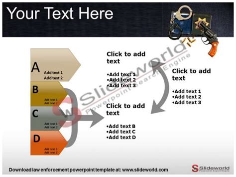 Law Enforcement Powerpoint Template Slide World