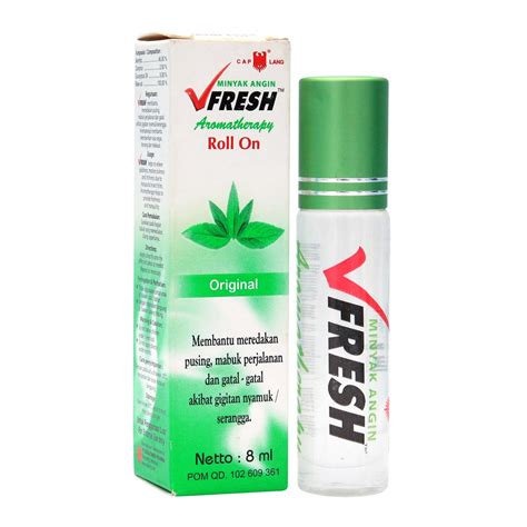 Jual V Fresh Minyak Angin Aroma Therapy 119722 Indonesiashopee Indonesia