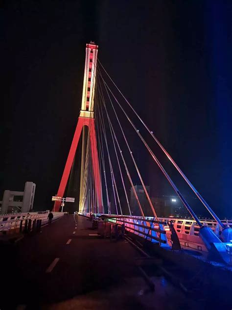壮观！万州长江三桥昨晚亮灯，万州夜景美出新高度！ 城建交通 精品万州