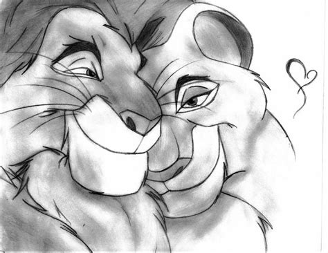 Disney Cartoon Couple Drawings