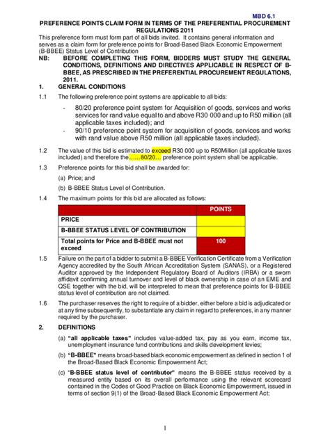 Fillable Online Preference Points Claim Form In Terms Of The Preferential Fax Email Print