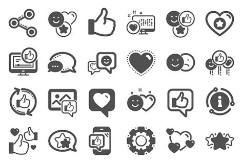 소셜 미디어 아이콘입니다 공유 네트워크 소셜 링크 및 등급 아이콘 의 집합입니다 벡터 기포에 대한 스톡 벡터 아트 및 기타 이미지 기포 대화 풍선 문자 기호 등급