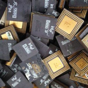 Cpu Ceramic Processor Scrap Gold Recovery