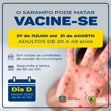 Campanha Nacional de Vacinação contra o Sarampo segue até o dia 31 de