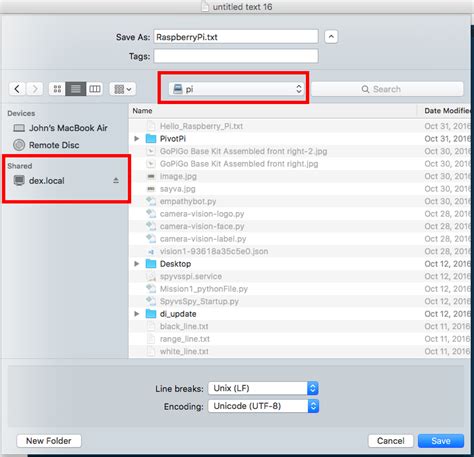 Transfer Files Between Your Mac And Raspberry Pi