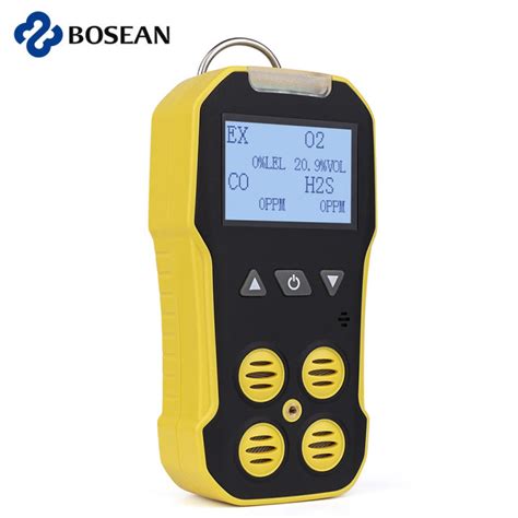 Bosean Multi Gas Detector O2 H2s Co Lel 4 In 1 Gas Meter Oxygen Hydrogen Sulfide Carbon Monoxide