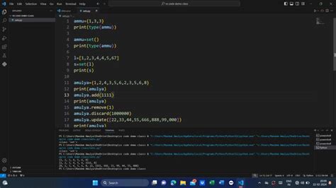 Amulya Mandem On Linkedin Task 19 Practice Set And Frozen Set Task 20