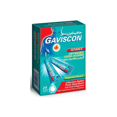 Gaviscon Advance Peppermint 24sachet Dawi Pharmacy