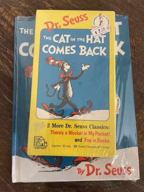Dr Seuss The Cat In The Hat Comes Back Vhs Tape 1 35
