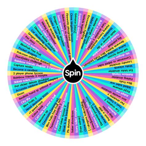 Roblox Games Spin The Wheel Random Picker