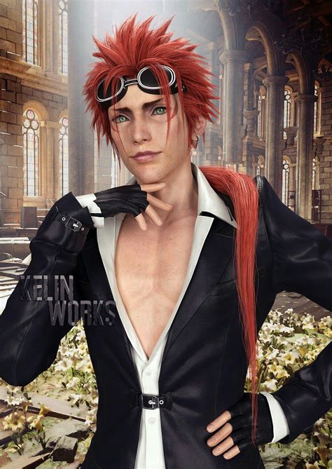 Reno Ffvii Remake Render By Amorsia On Deviantart