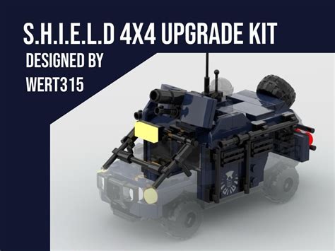 Lego Moc Shield 4x4 Upgrade Kit By Wert315 Rebrickable Build