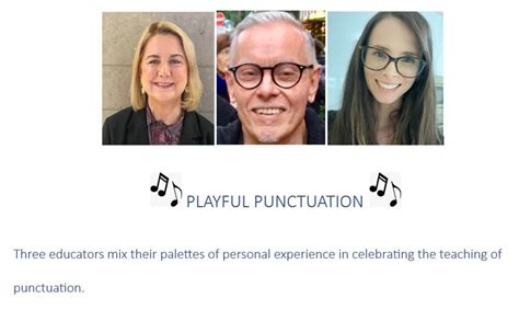 Playful Punctuation — Early Reading And Music