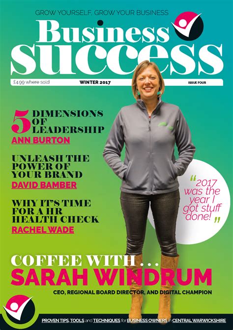 Business Success Magazine Grow Yourself And Your Business Magazine