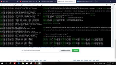 Issue With The App Ethereum Wallet · Issue 3791 · Ethereummist · Github