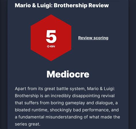 Guess Mario And Luigi Brothership Just Had Too Much Water For Ign Idk