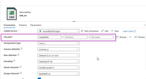 azure data factory is creating weird filenames in my data sink why