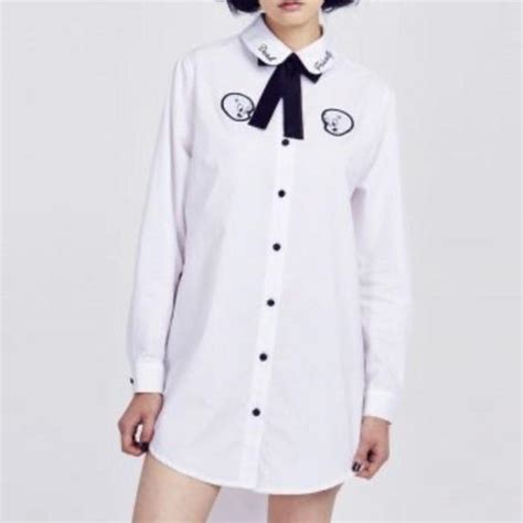 Lazy Oaf X Casper Shirt Dress Size Sm Reminder Depop