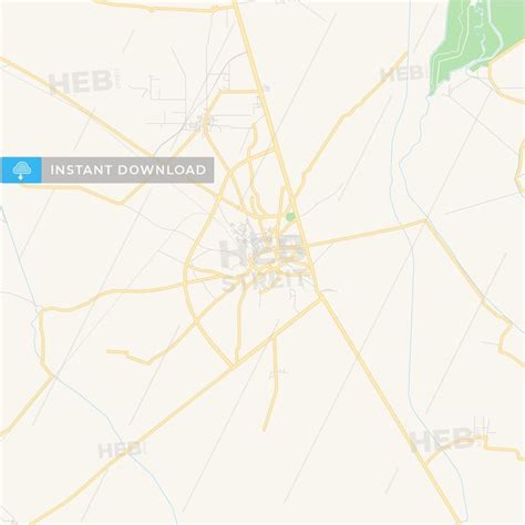 Printable Street Map Of Kasur Pakistan Hebstreits Street Map Map