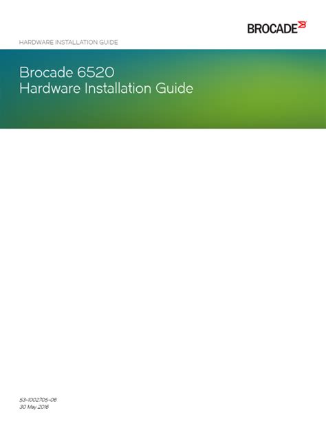 brocade 6520 install guide pdf command line interface bracket
