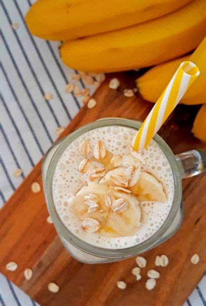 Alta Cocina Prepara Este Rico Y Cremoso Smoothie De Banana Con Pocos