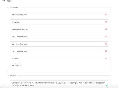 Multiple Faq Databases For Multiple Recipes Verloop Help Docs