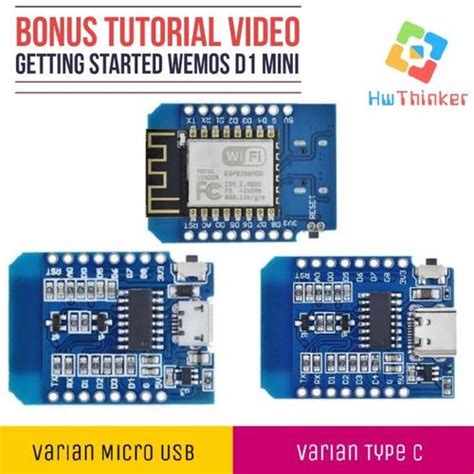 Jual Wemos D1 Mini Nodemcu Lua Wifi Arduino Iot Based On Esp8266