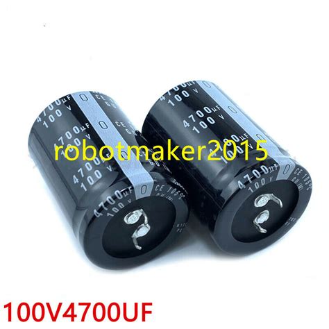 4700mfd 4700uF Aluminum Electrolytic Capacitor 100V 2 Pins 30 40 45 50