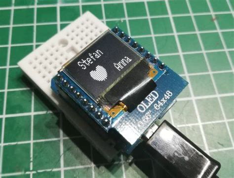 Arduino Projekt Text Und Grafik Auf OLED Display Anzeigen